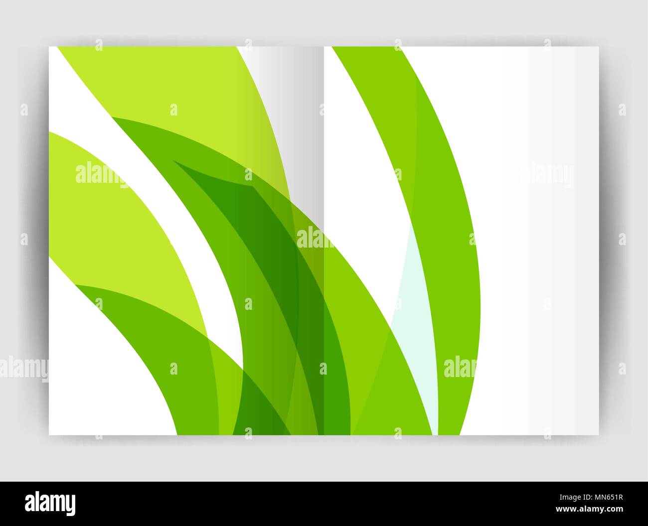 Wave design business brochure or annual report cover. Wave design ...