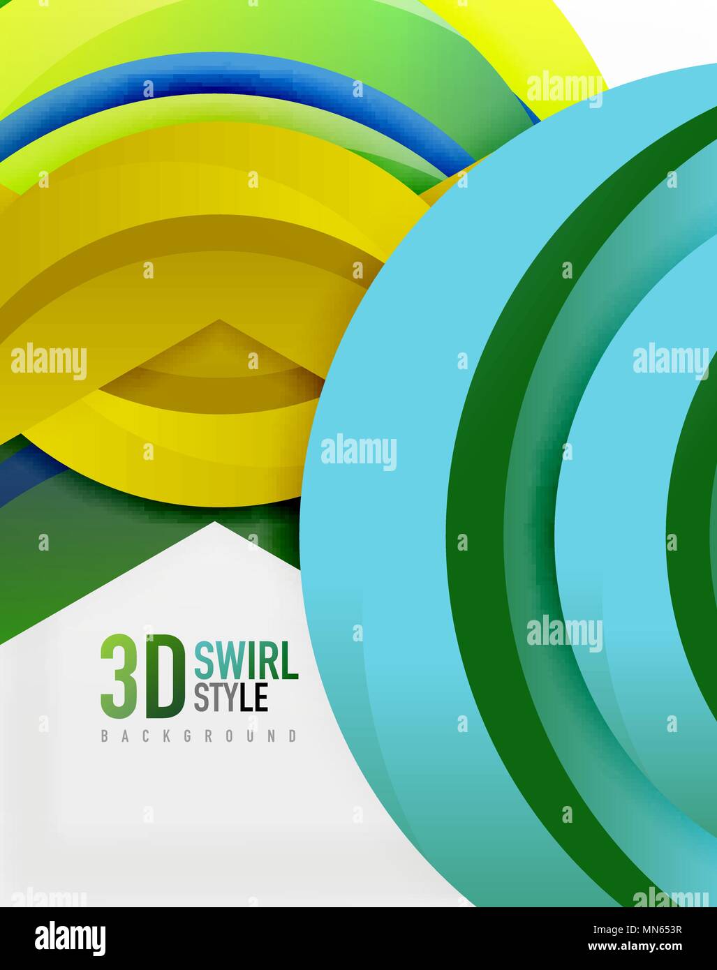 3D wave design. 3D wave lines design. Dynamic effect abstract vector ...