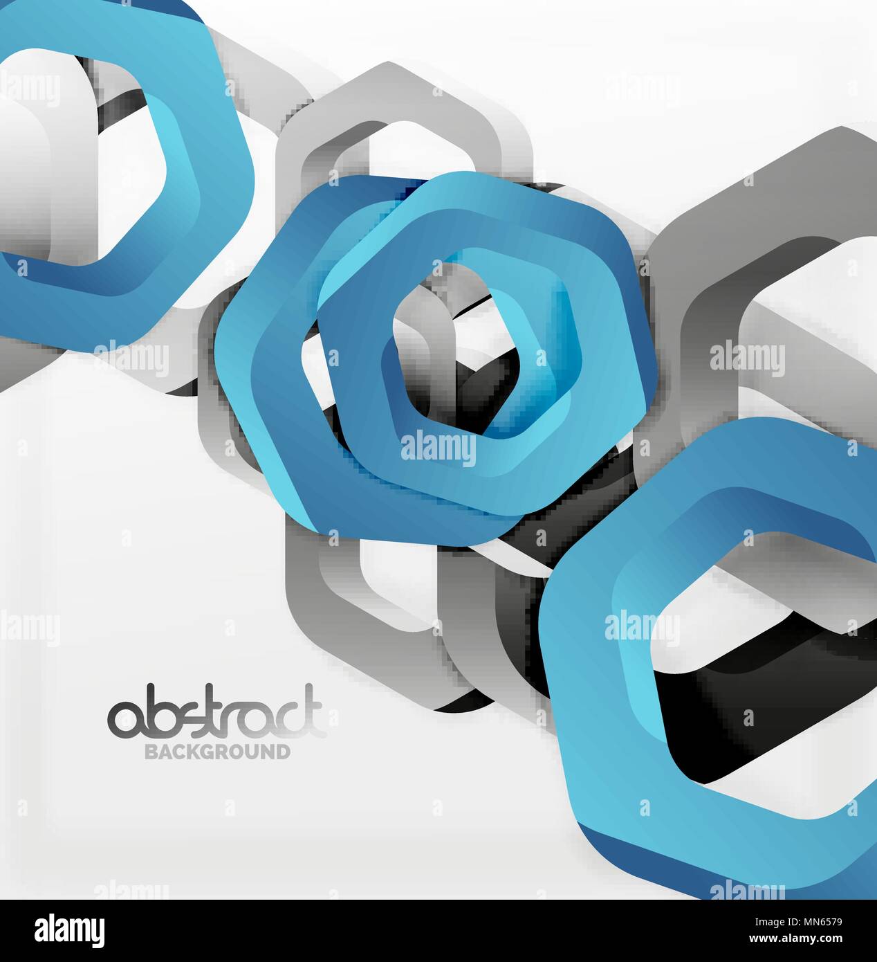 Overlapping hexagons design background. Overlapping hexagons vector ...