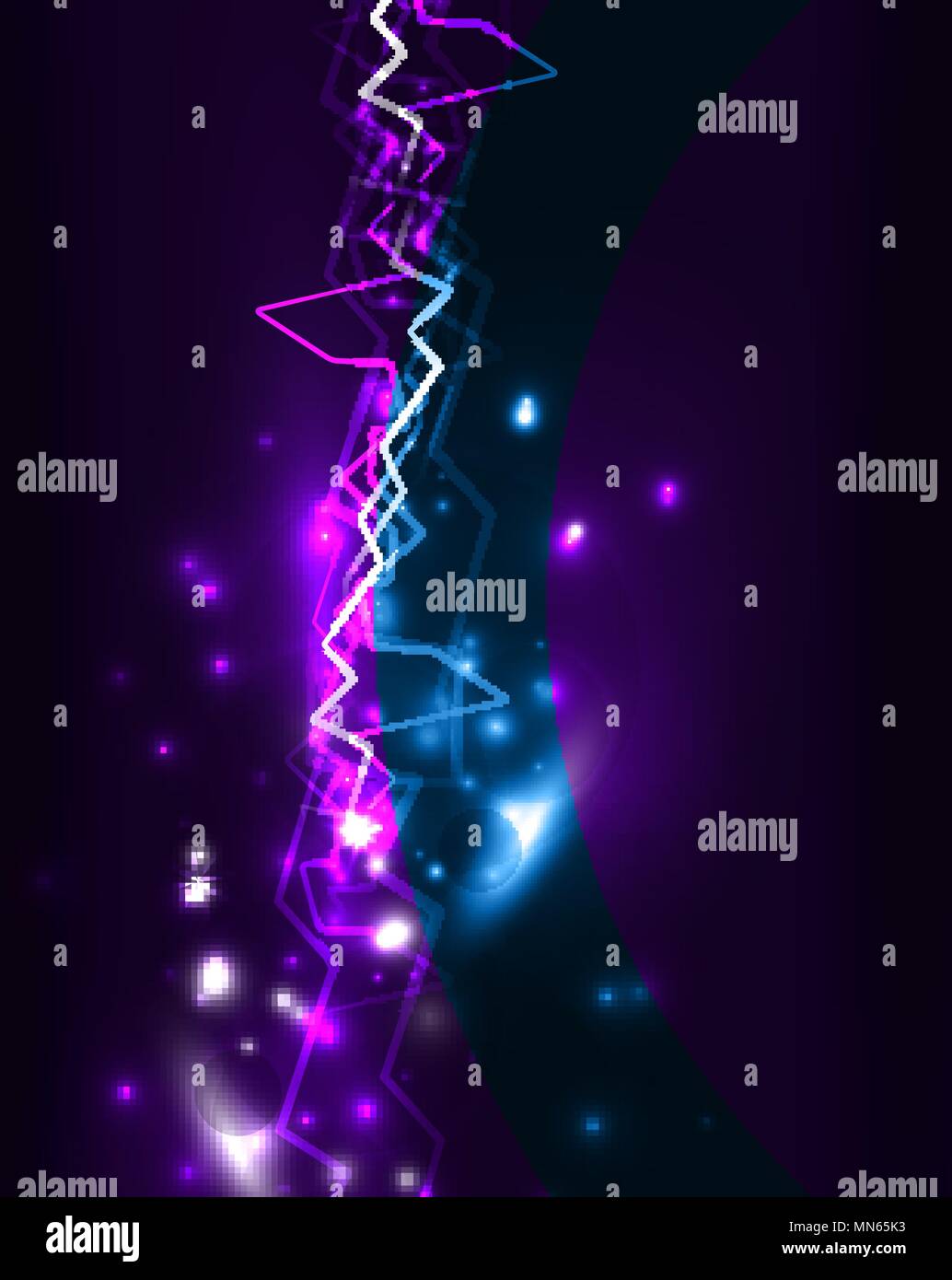 Neon lightning vector background. Neon lightning vector background ...