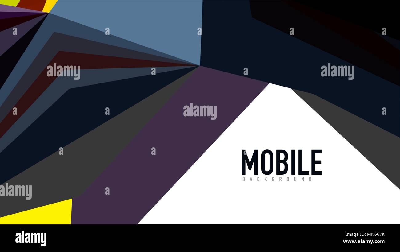 Modern triangle presentation template. Modern triangle presentation ...