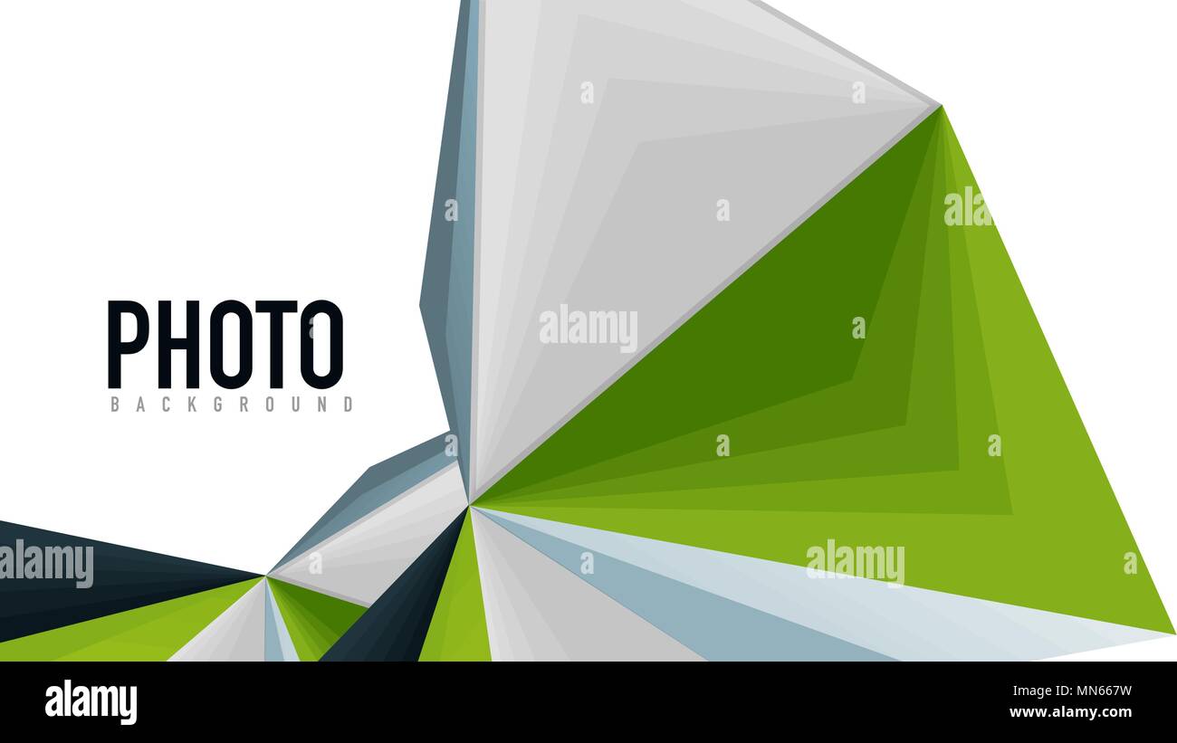 Modern triangle presentation template. Modern triangle presentation ...