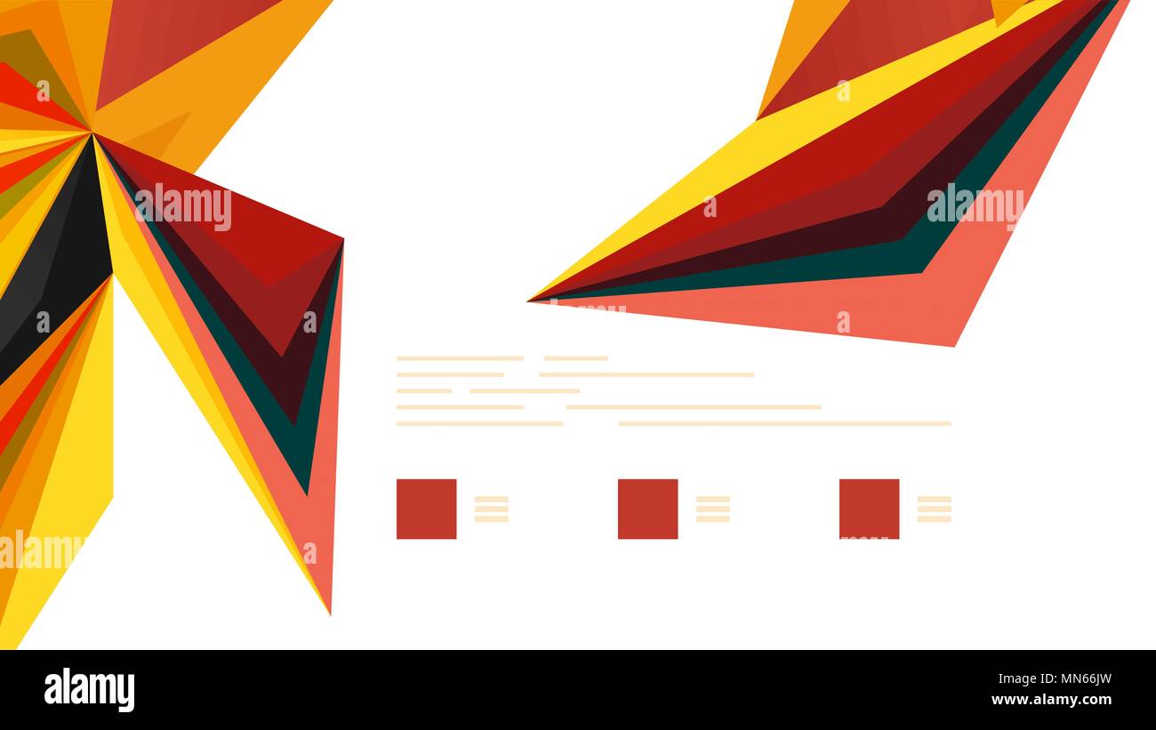 Modern triangle presentation template. Modern triangle presentation ...