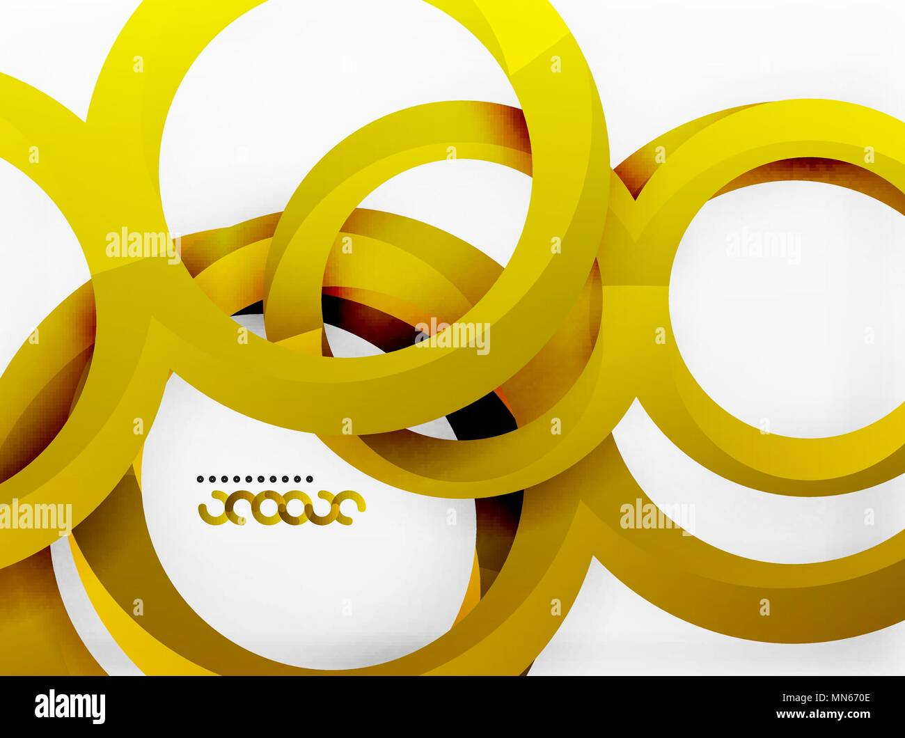 Vector 3d rings design background. Vector 3d rings and swirls design ...