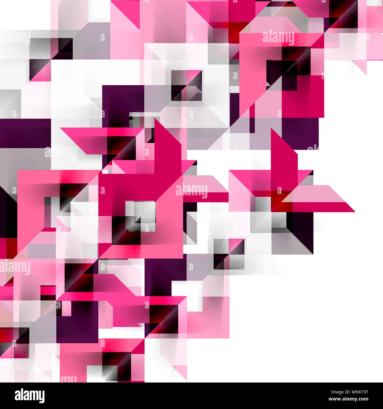 Modern square geometric pattern design on white. Modern square ...