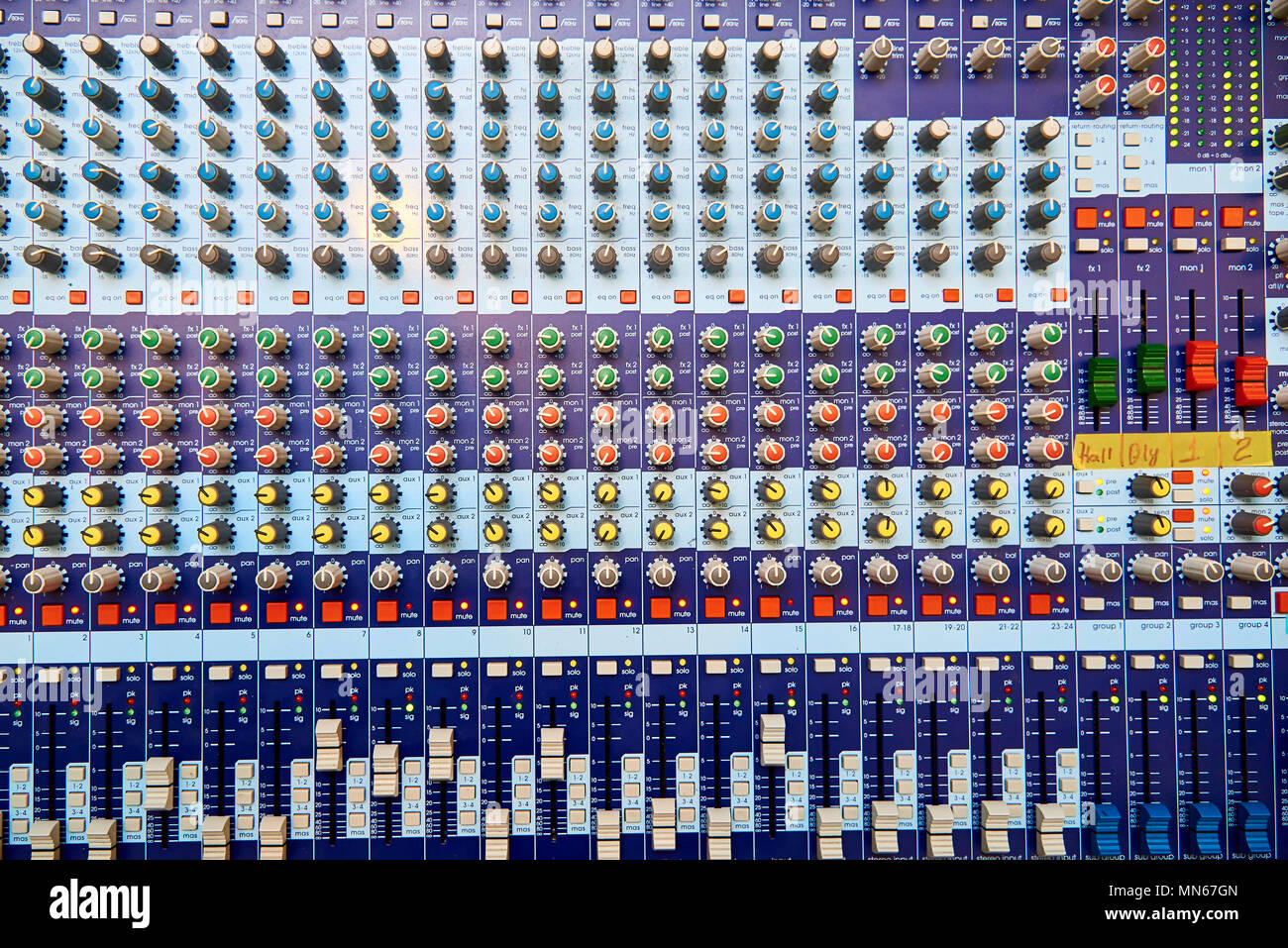 Professional sound control hi-res stock photography and images - Alamy