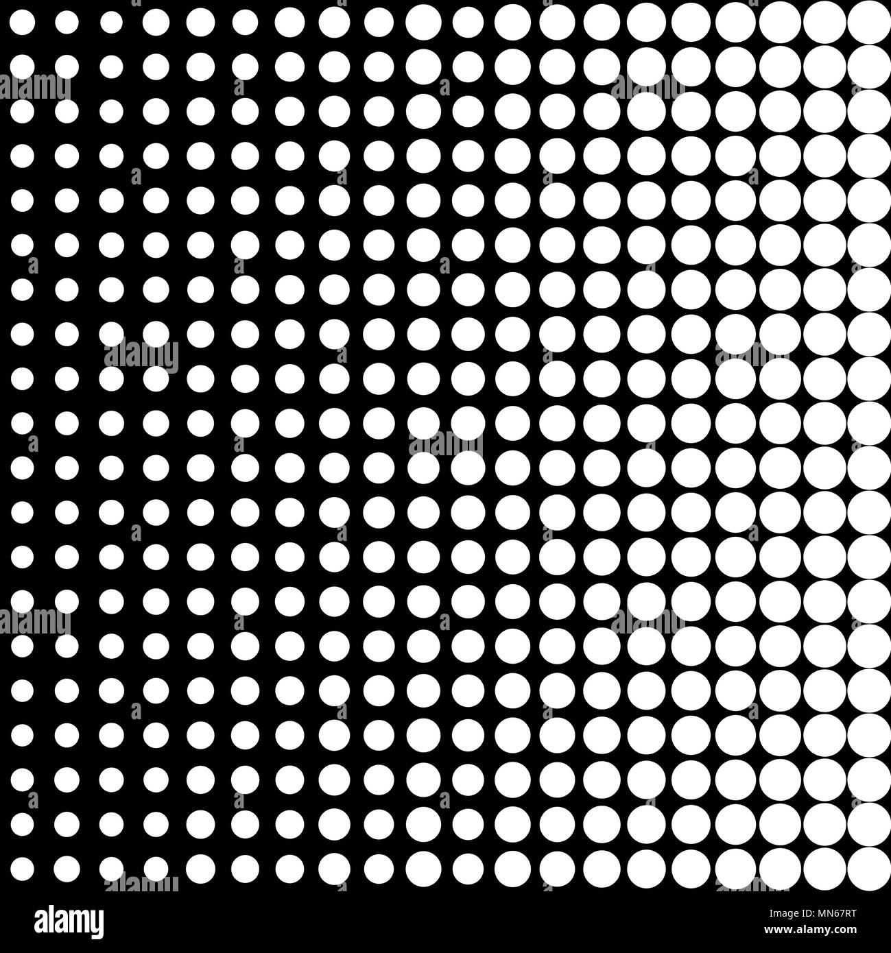 Black round halftone texture Black and White Stock Photos & Images - Alamy