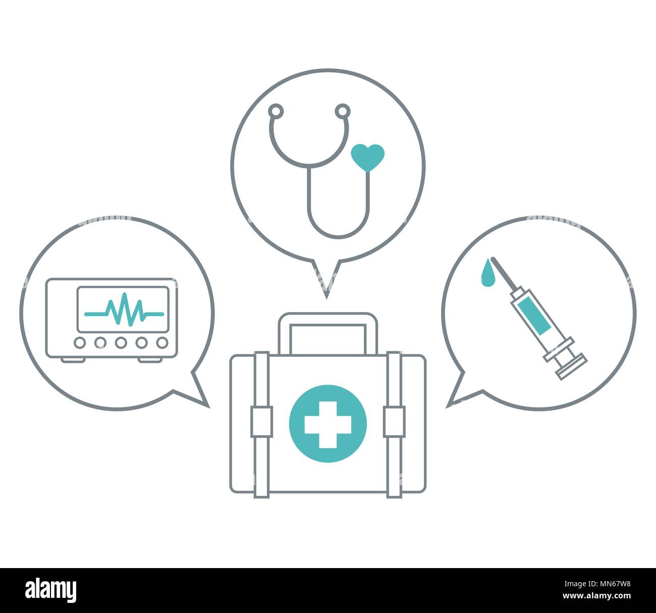 Medical equipment concept Stock Vector Image & Art - Alamy