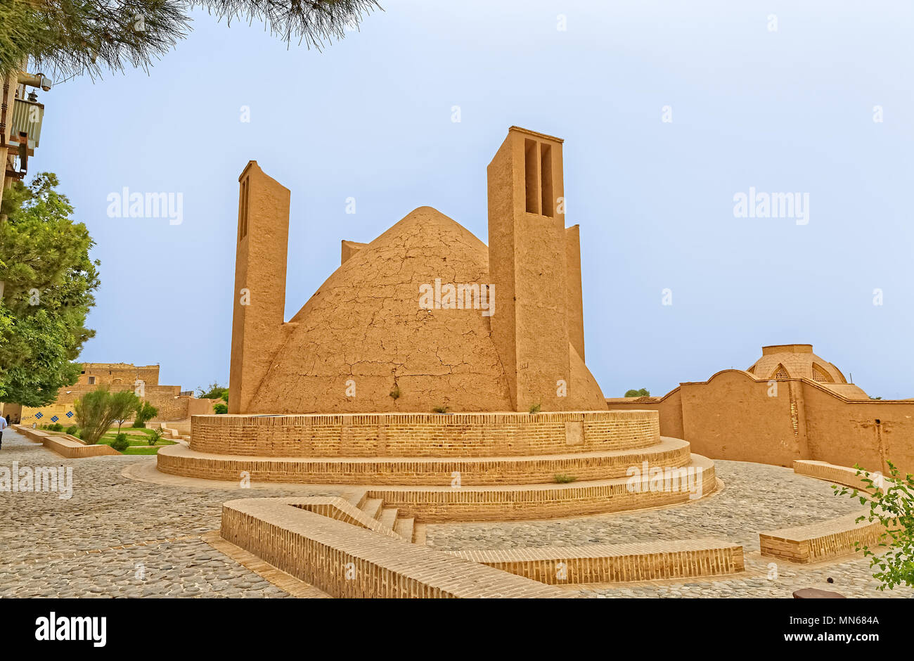 Meybod wind towers Stock Photo - Alamy