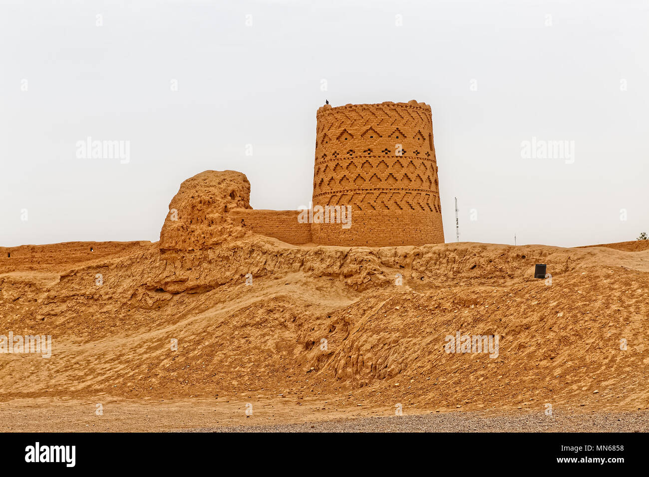 Meybod Narin Castle Iran Stock Photo - Alamy