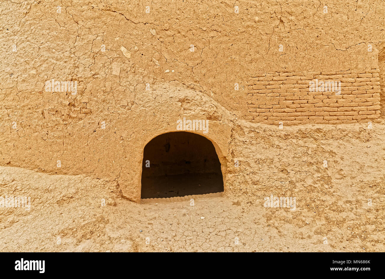 Meybod Narin Castle Iran Stock Photo - Alamy