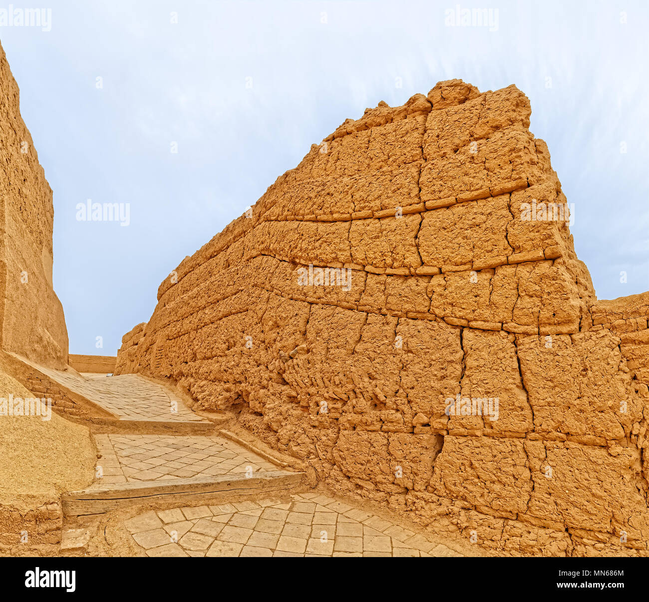 Meybod Narin Castle Iran Stock Photo - Alamy