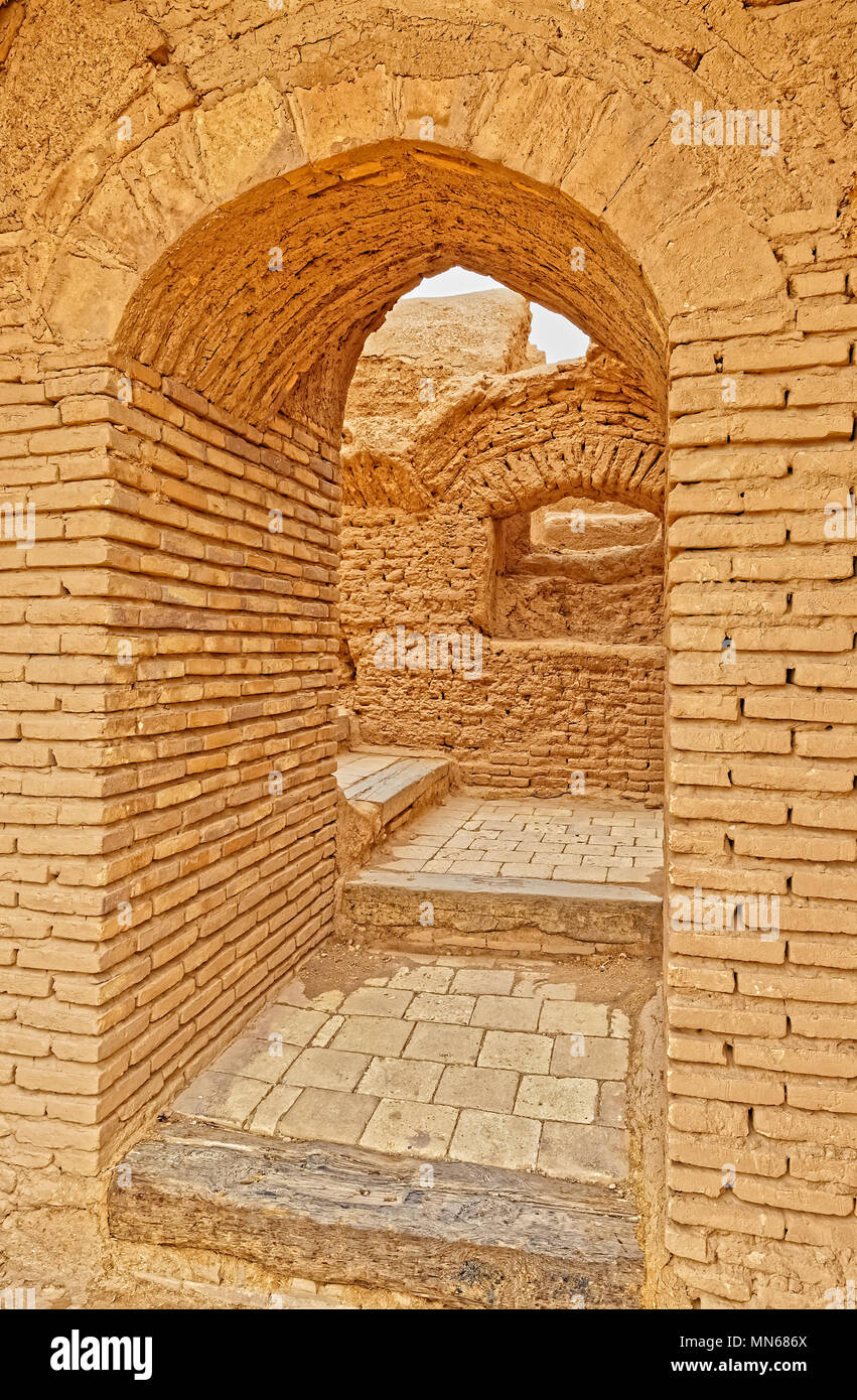 Narin Castle passage Stock Photo - Alamy