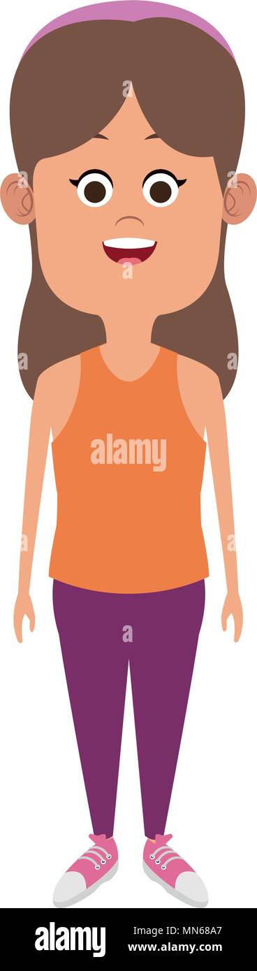 Beautiful girl cartoon Stock Vector Image & Art - Alamy