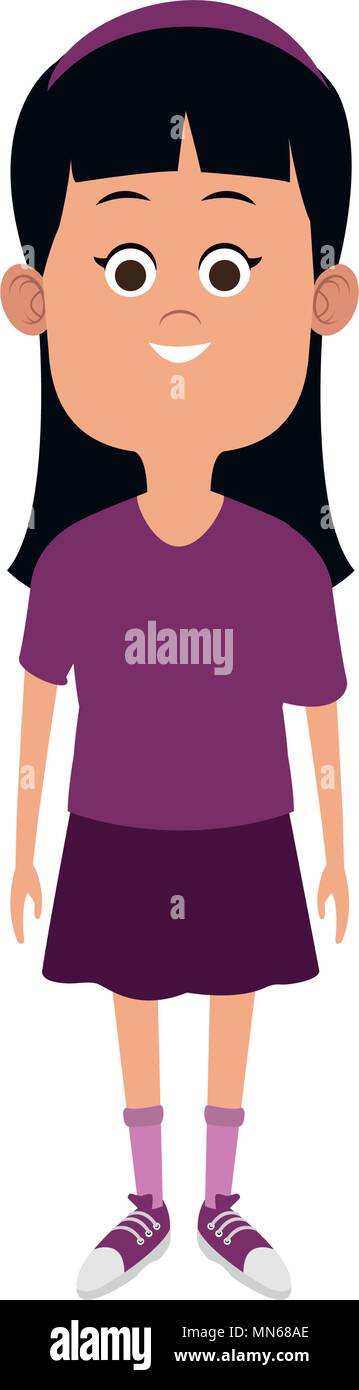 Beautiful girl cartoon Stock Vector Image & Art - Alamy
