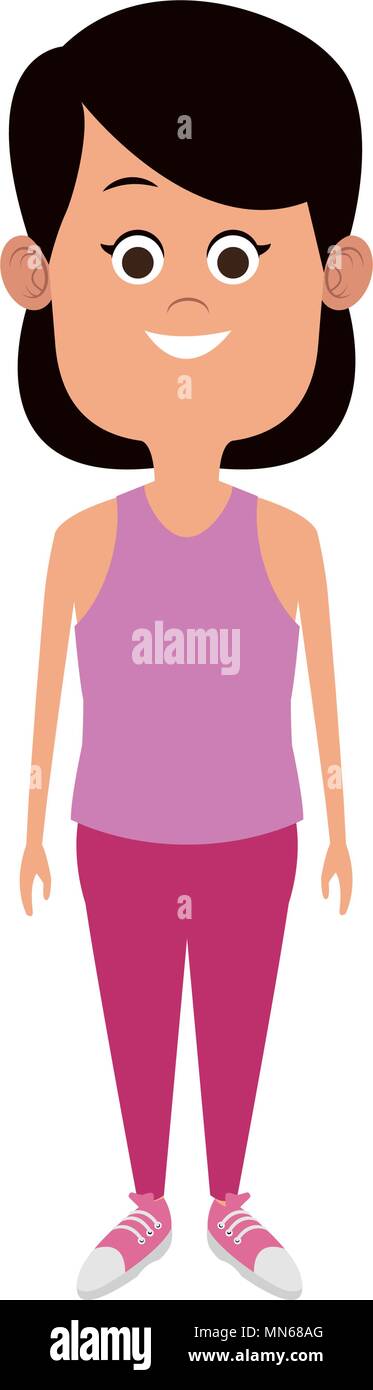 Beautiful girl cartoon Stock Vector Image & Art - Alamy