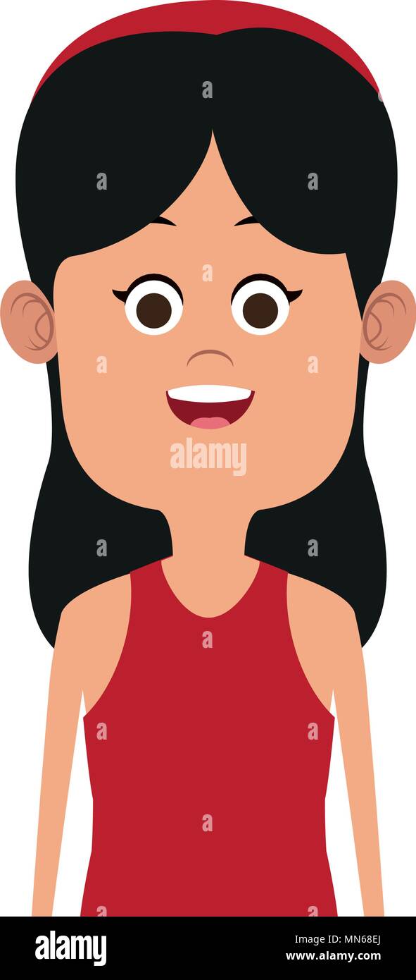 Beautiful girl cartoon Stock Vector Image & Art - Alamy