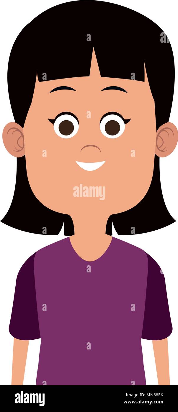 Beautiful girl cartoon Stock Vector Image & Art - Alamy