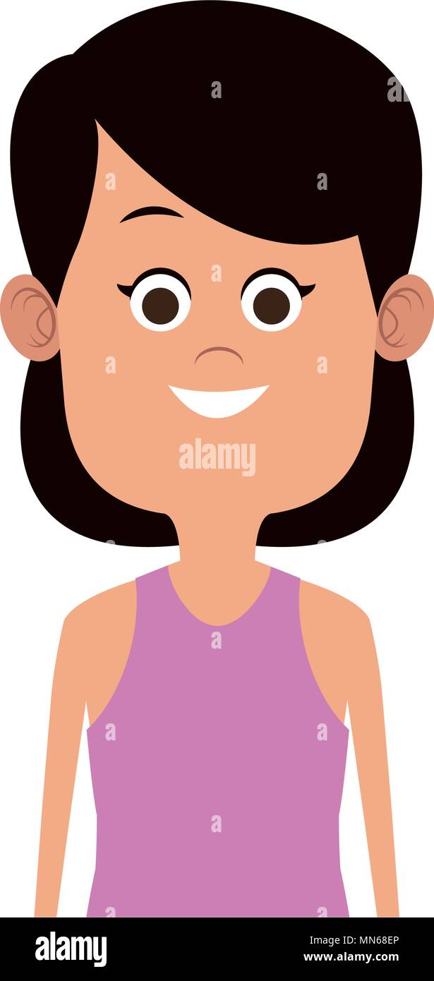 Beautiful girl cartoon Stock Vector Image & Art - Alamy