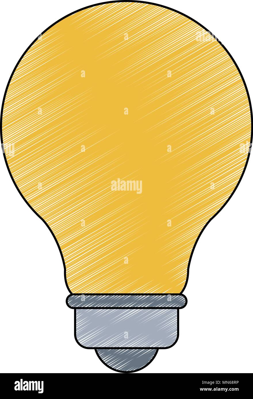 Light bulb symbol scribble Stock Vector Image & Art - Alamy