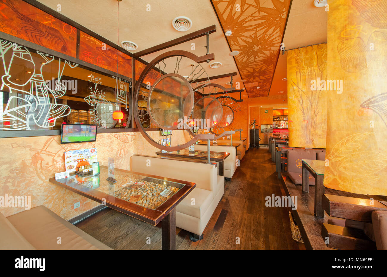 Sushi restaurant interior hi-res stock photography and images - Alamy
