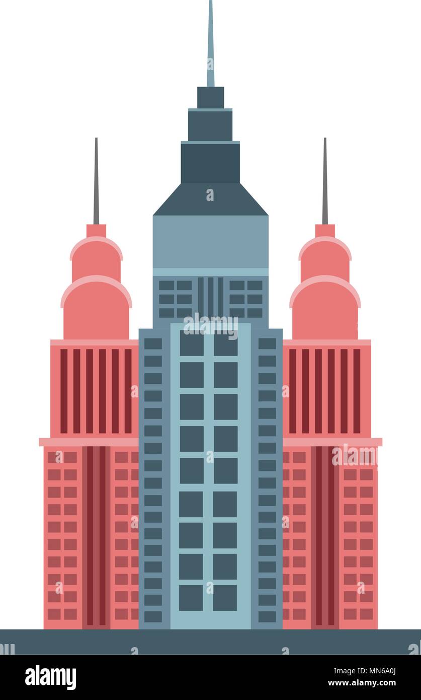 Skyscrapers buildings scenery Stock Vector Image & Art - Alamy