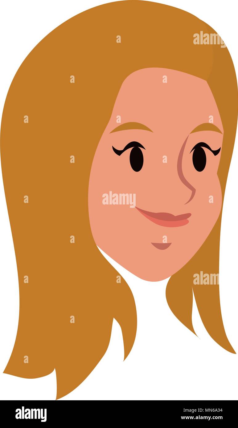Young Woman Face Stock Vector Image And Art Alamy