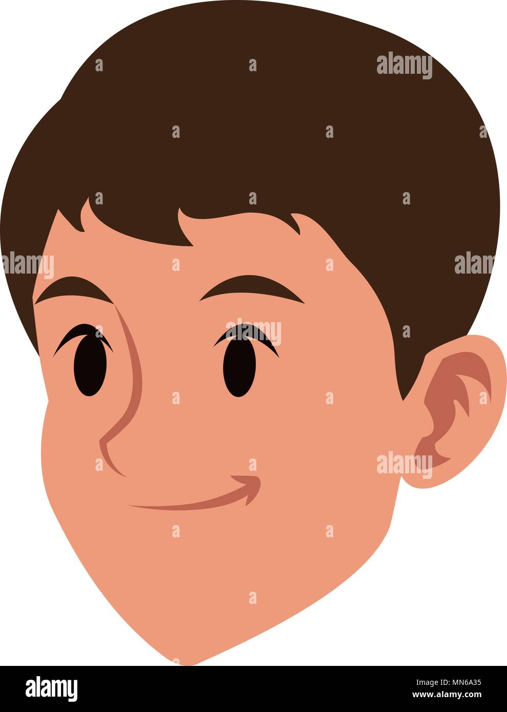Young man face Stock Vector Image & Art - Alamy