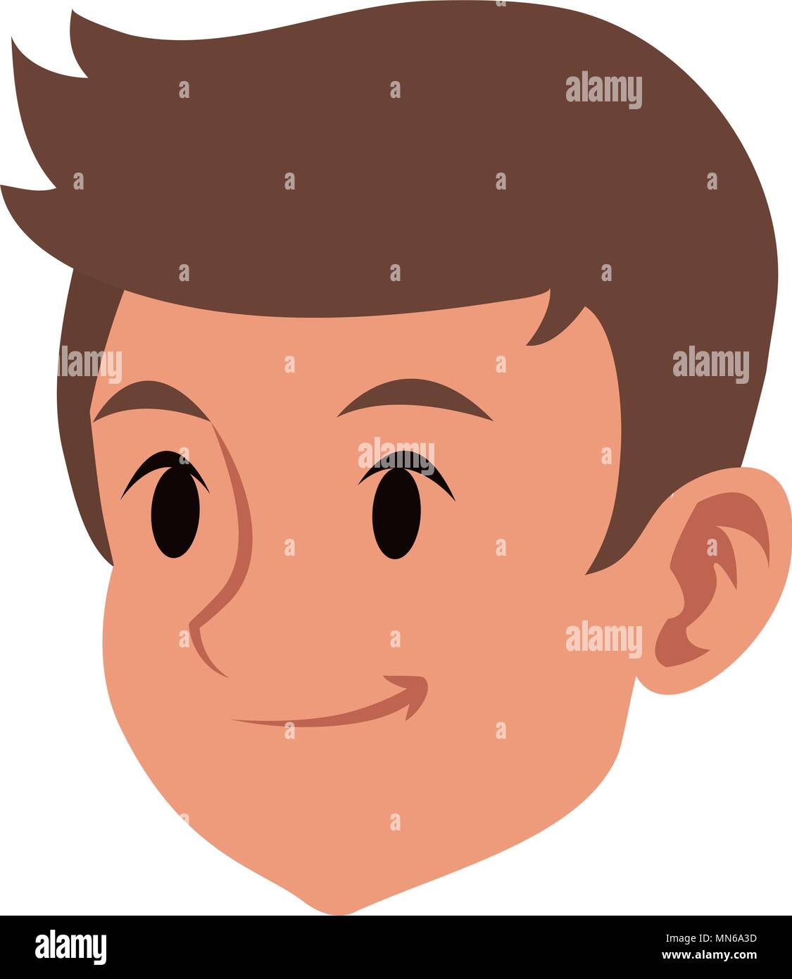 Young man face Stock Vector Image & Art - Alamy