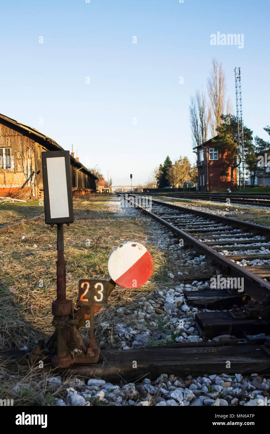 Old railway indicator hi-res stock photography and images - Alamy