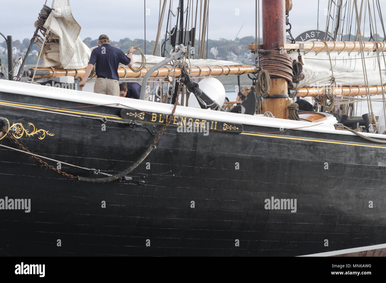 The Bluenose II in Halifax Harbour, Nova Scotia Stock Photo - Alamy