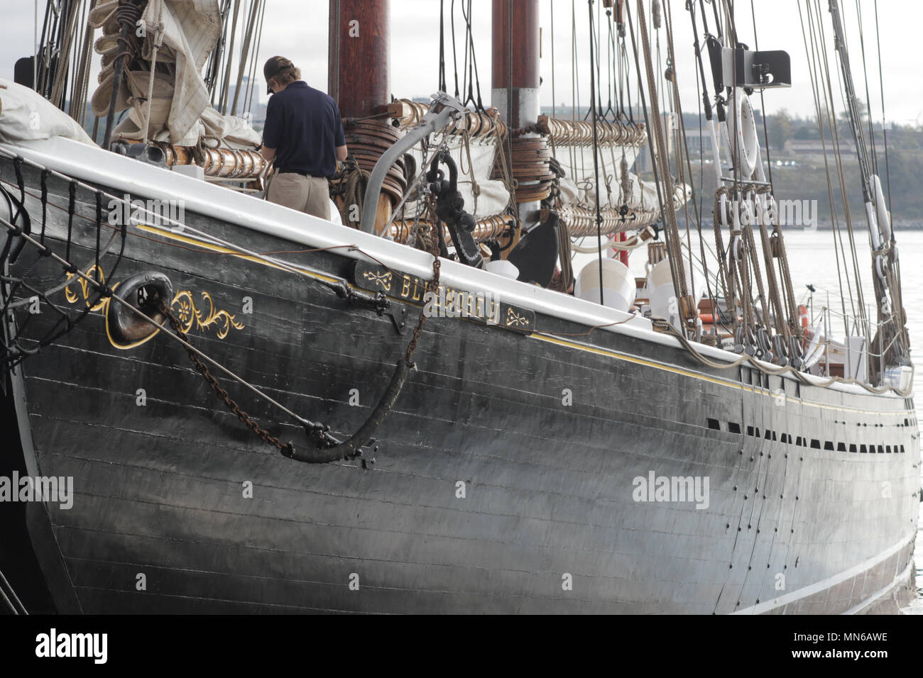 Bluenose ii schooner in halifax harbor hi-res stock photography and ...