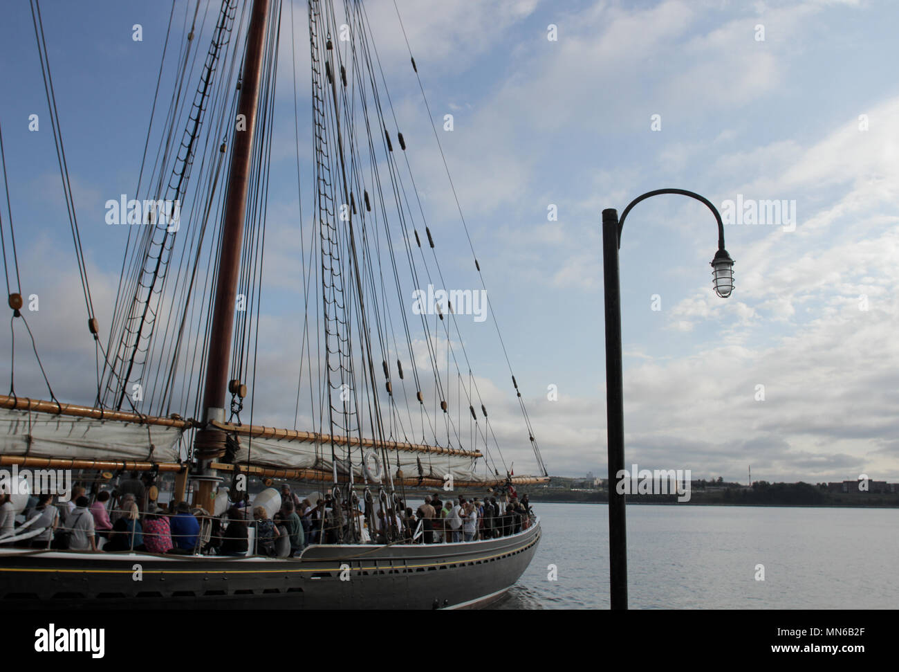 Bluenose ii schooner in halifax harbor hi-res stock photography and ...