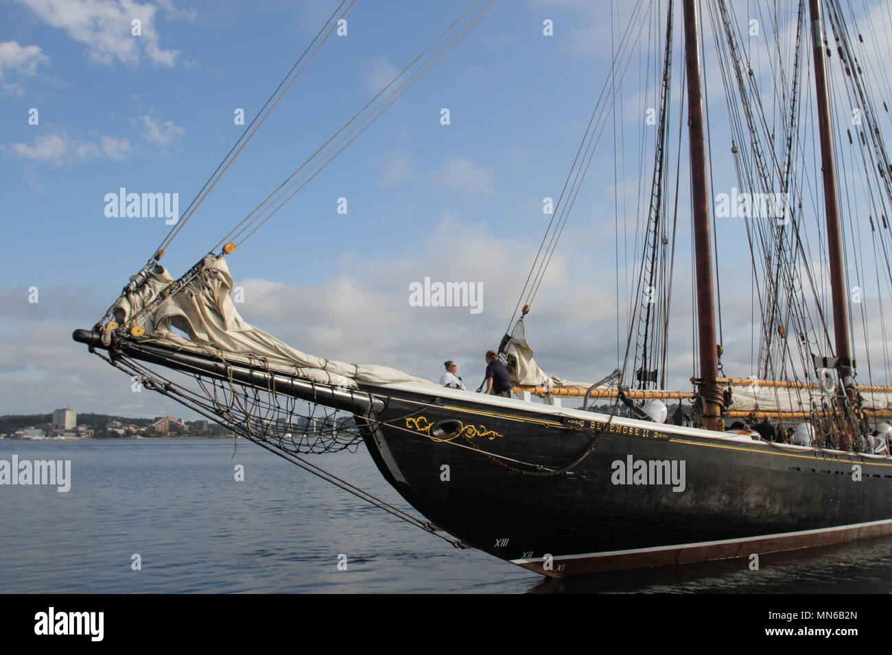 The Bluenose II in Halifax Harbour, Nova Scotia Stock Photo - Alamy