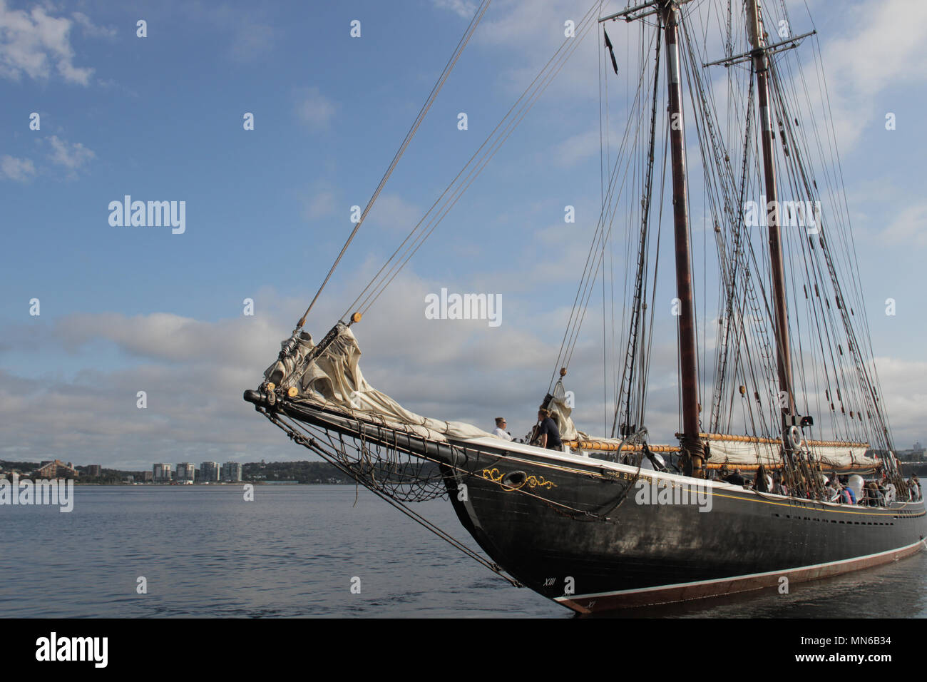 The Bluenose II in Halifax Harbour, Nova Scotia Stock Photo - Alamy