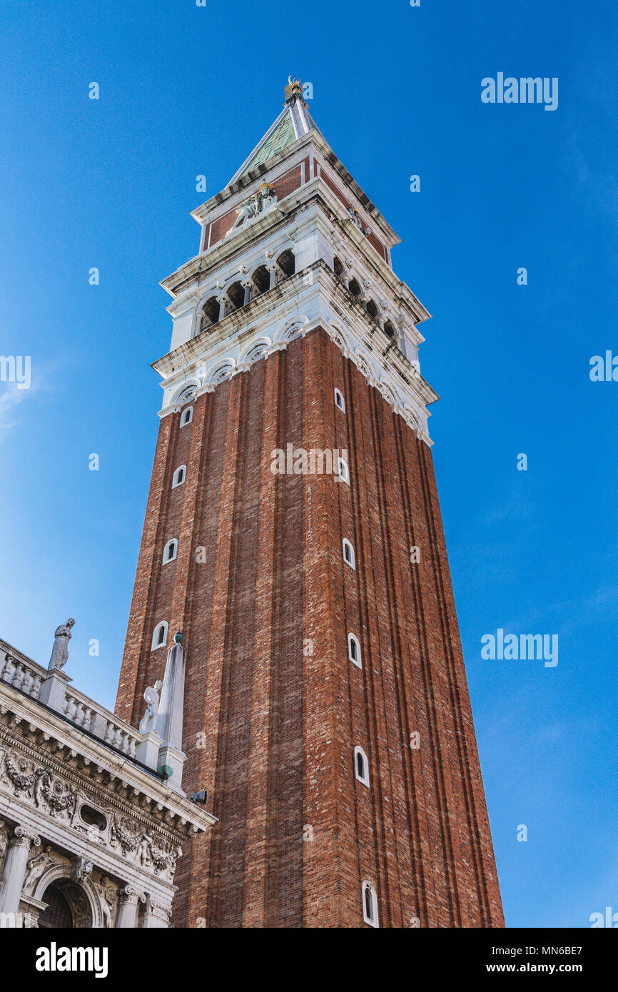 Saint Marks Bell Tower from Below Stock Photo - Alamy