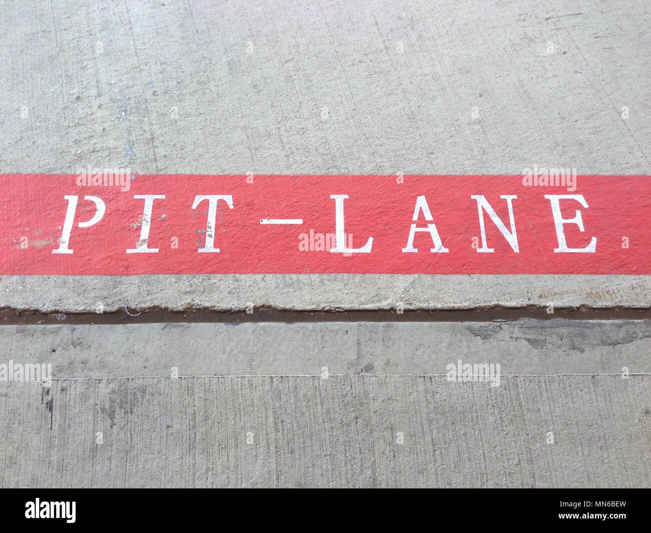 Pit Lane Markings at Silverstone Stock Photo - Alamy