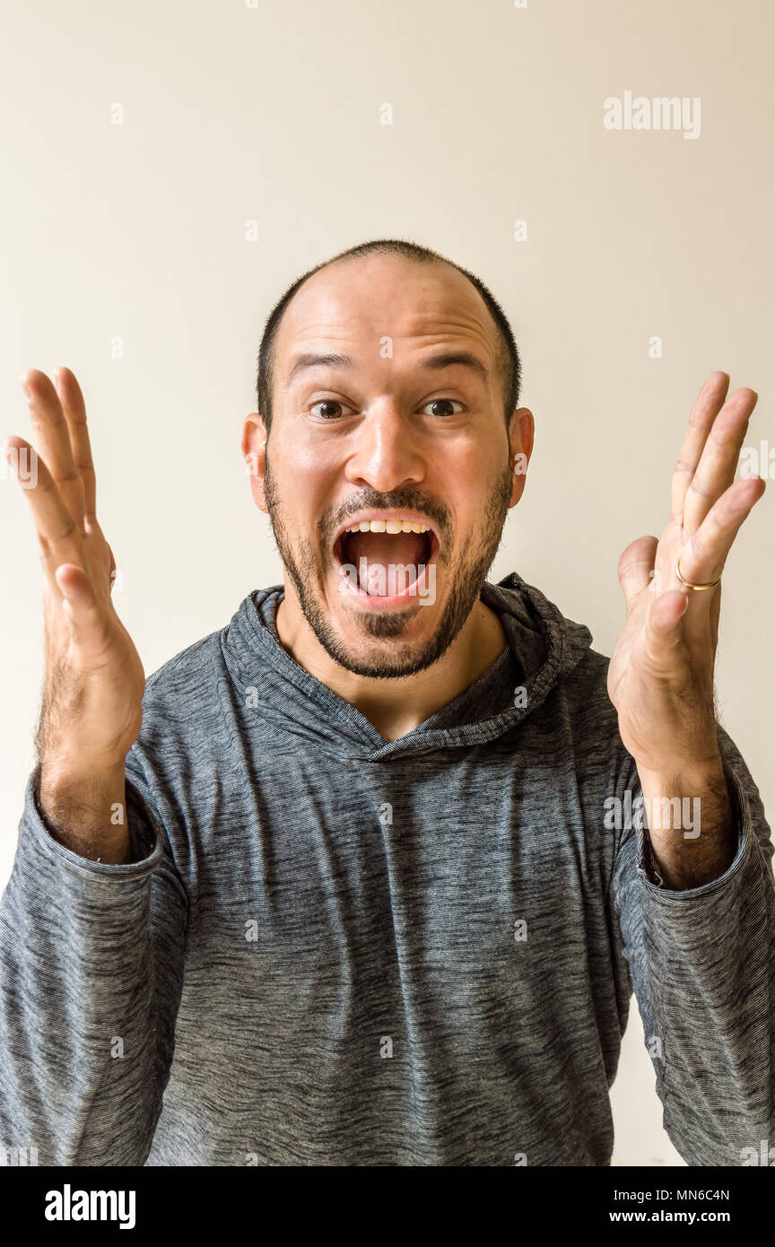 Surprised model hi-res stock photography and images - Alamy