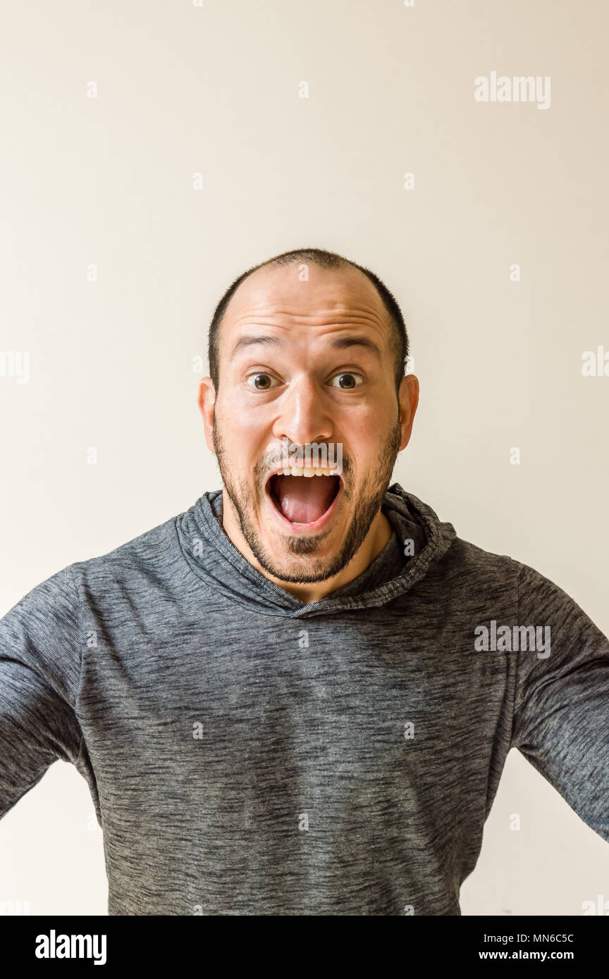 Surprised model hi-res stock photography and images - Alamy