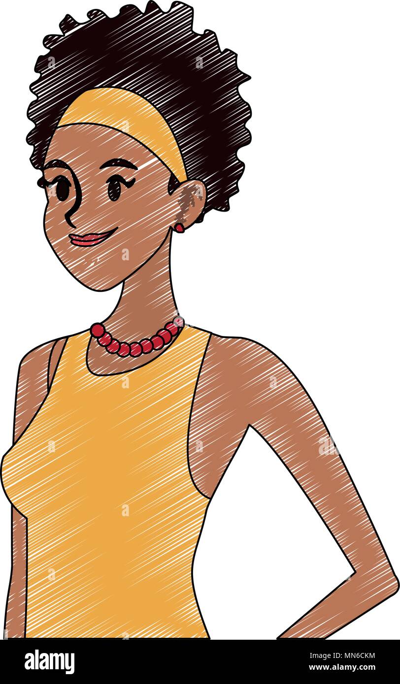 Young woman cartoon scribble Stock Vector Image & Art - Alamy