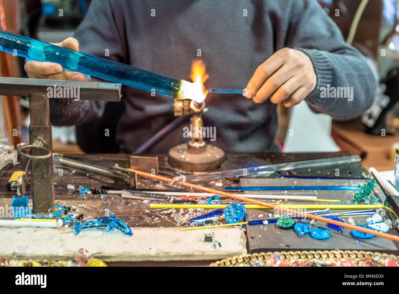 Melted glass hi-res stock photography and images - Alamy