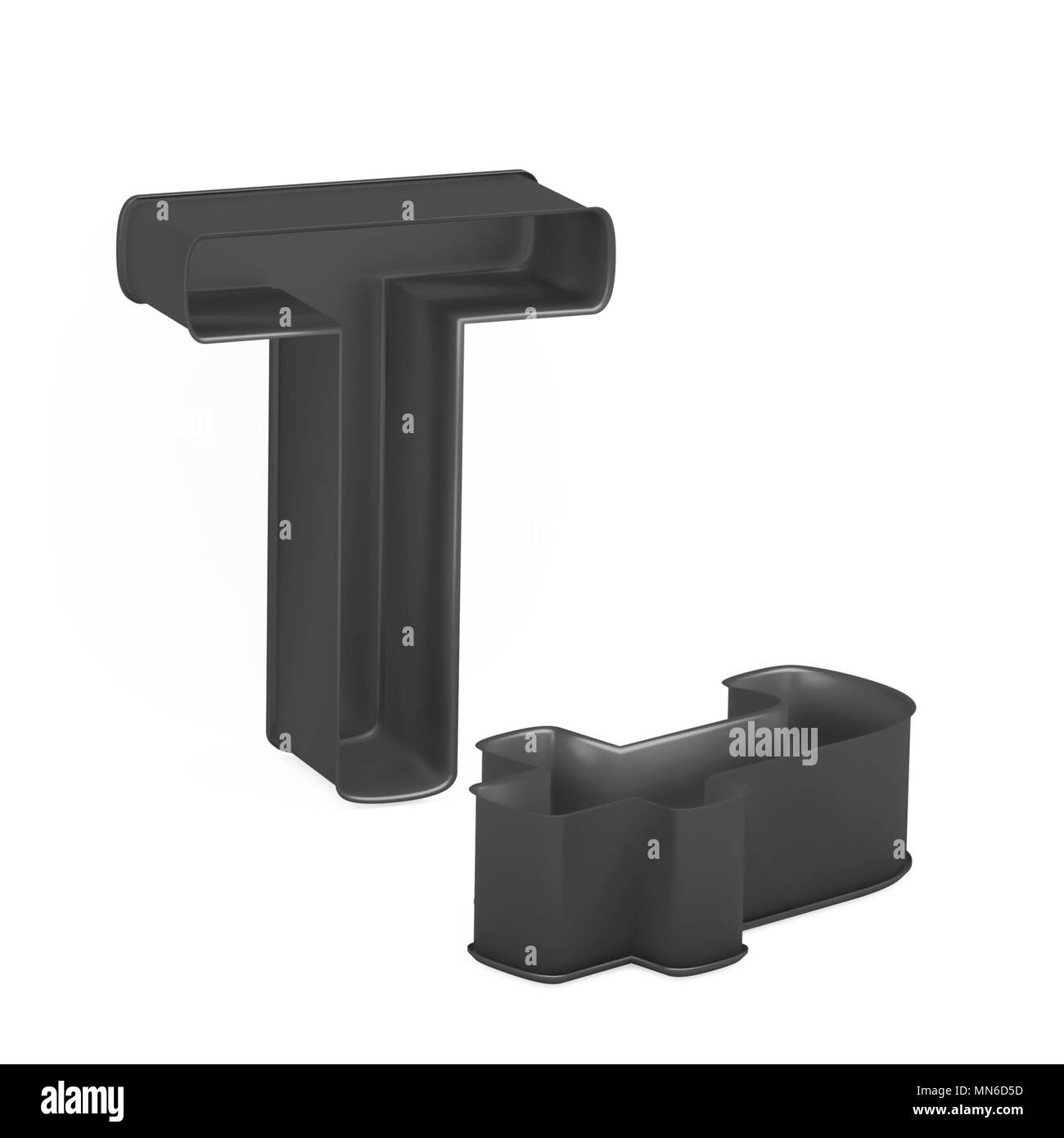 Metal baking anodized nonstick or PTFE cake pan set of capital and ...