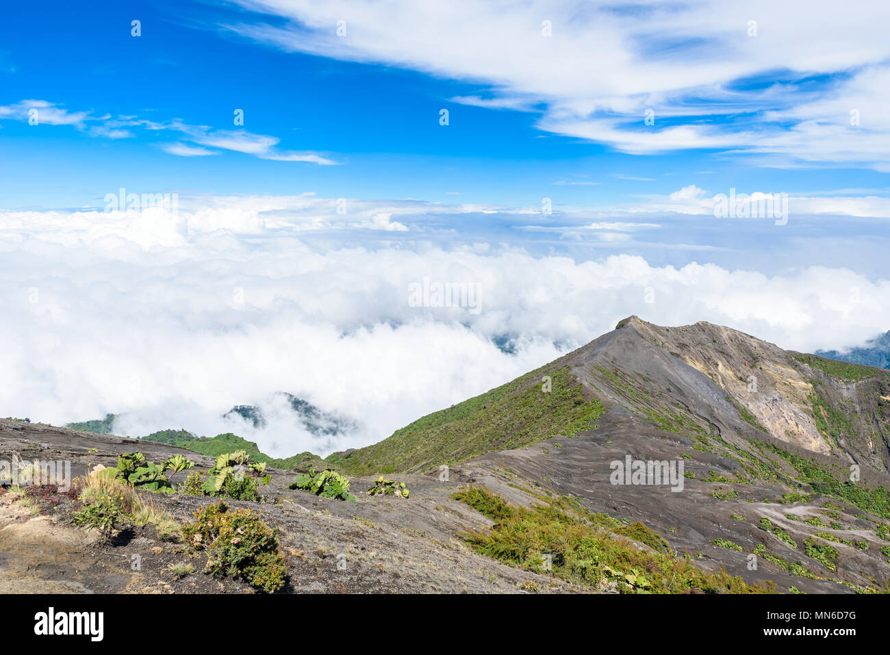 Volcanic Eruption Of Irazu Volcano High Resolution Stock Photography ...
