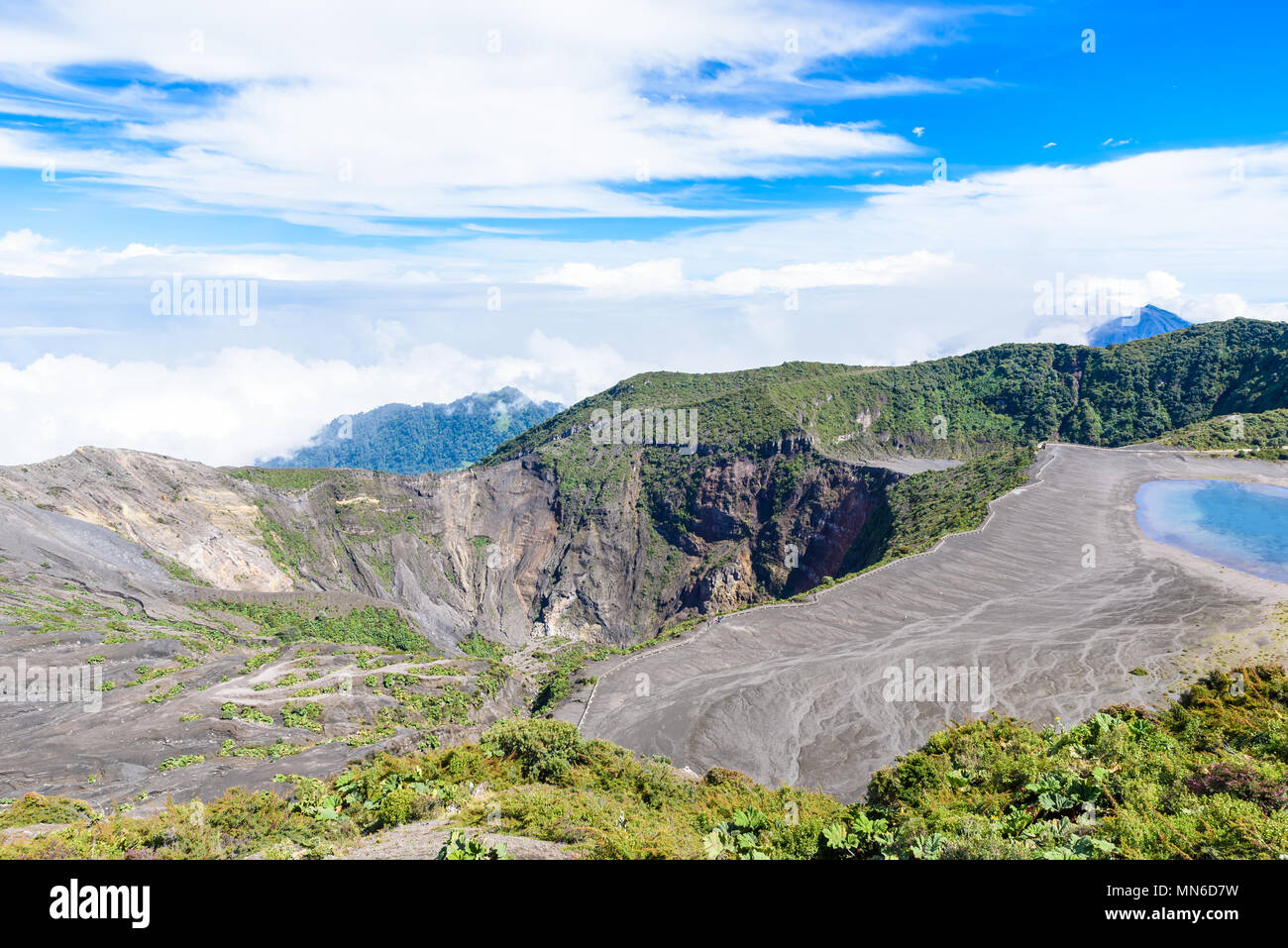 Volcanic Eruption Of Irazu Volcano High Resolution Stock Photography ...