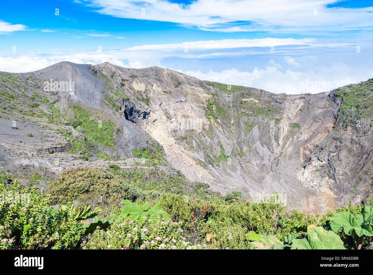 Irazu volcano - crater lake - Costa Rica Stock Photo - Alamy