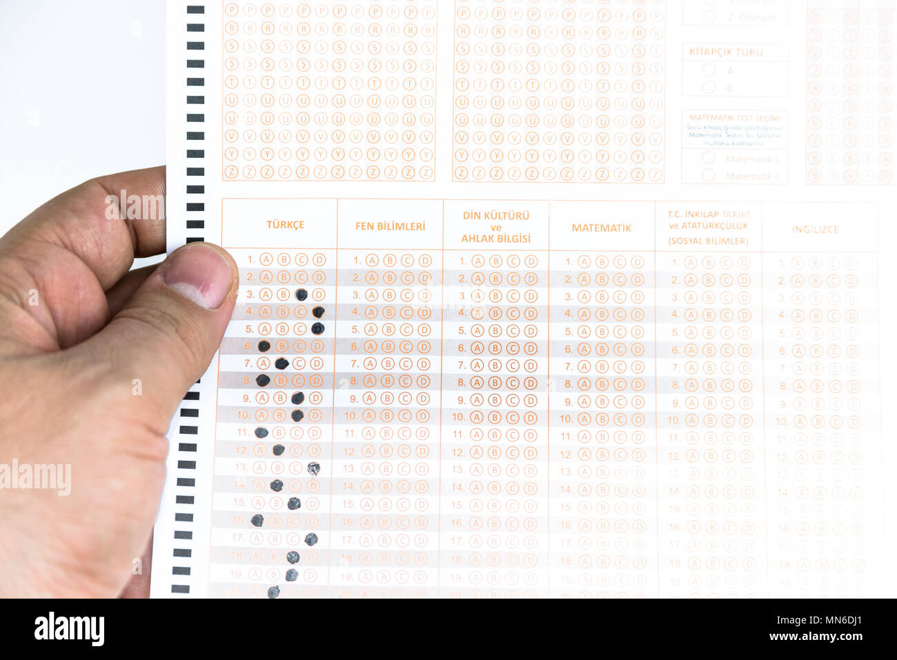 Marked exam paper hi-res stock photography and images - Alamy