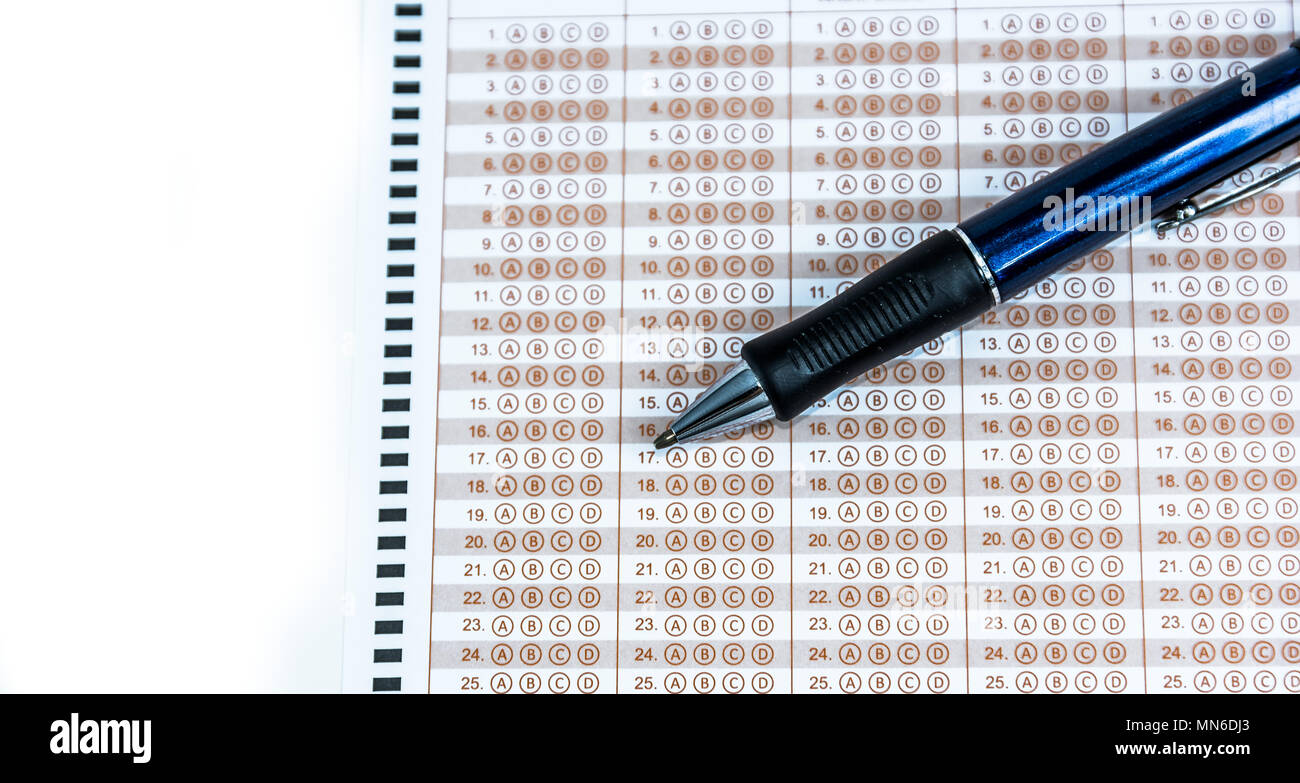 Exam paper answer hi-res stock photography and images - Alamy
