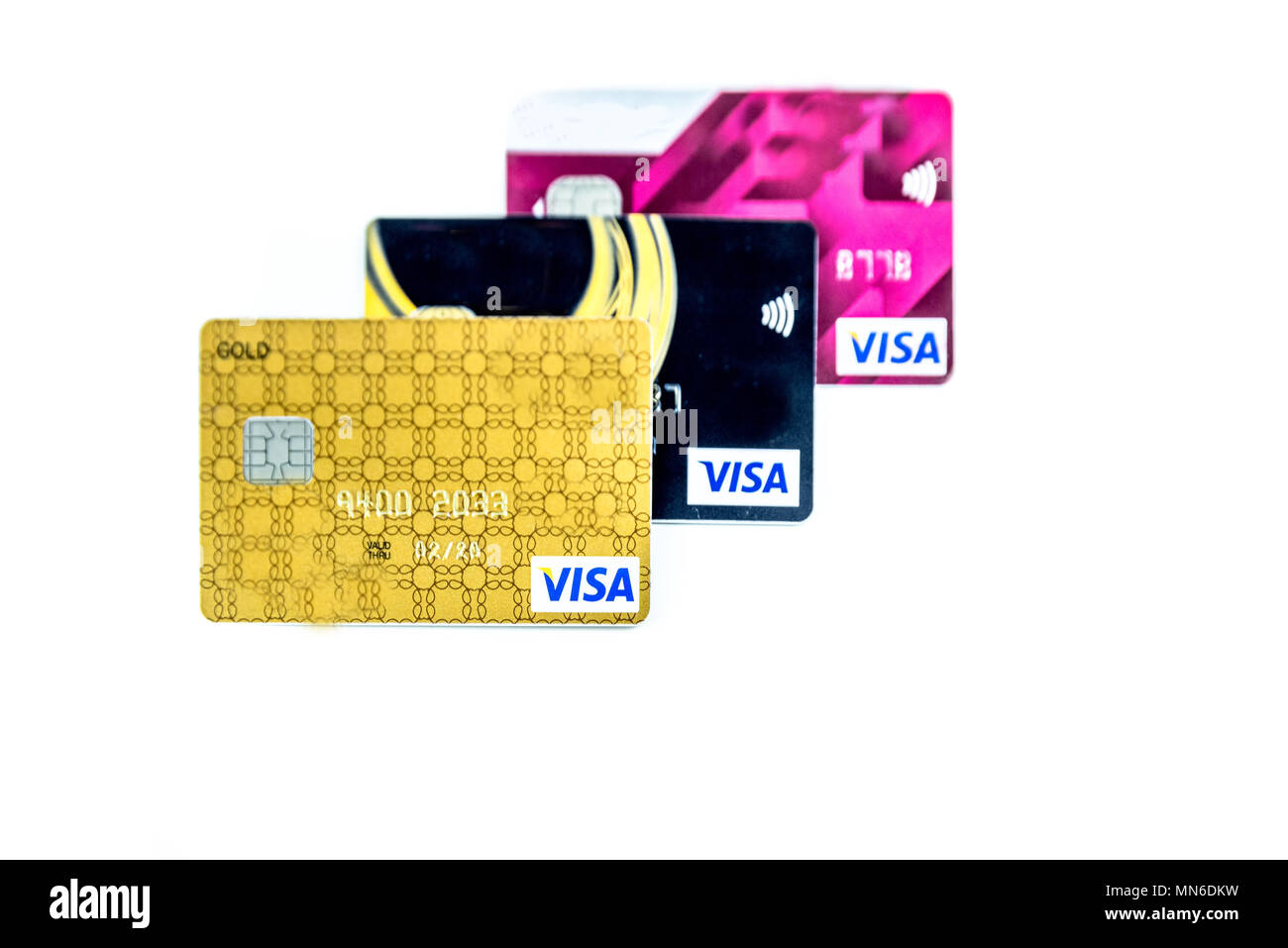 pile of credit cards Stock Photo - Alamy