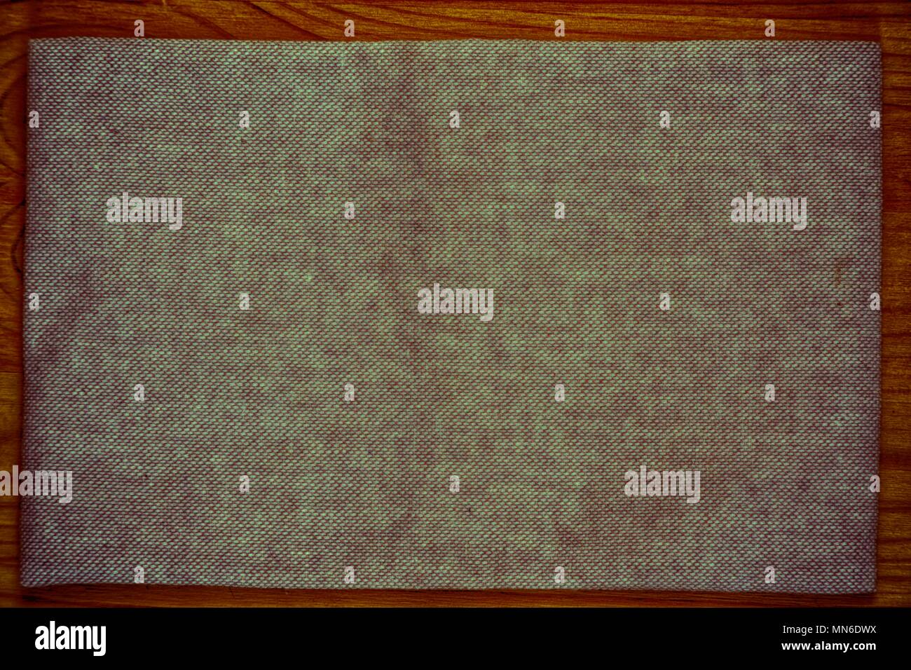 Linen fabric surface for mock-up or designer use, book cover sample ...