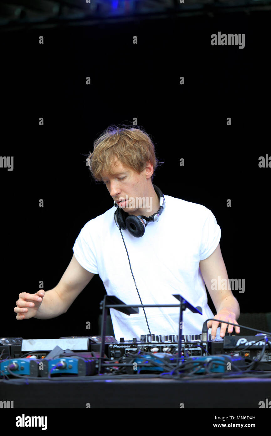 Daniel Avery in DJ Set concert at the Tohu Bohu Festival in Montpellier ...